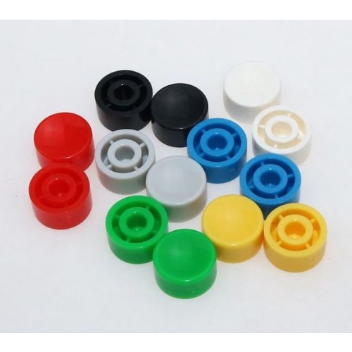 Tactile Switch Caps Black Color 5.3x10mm