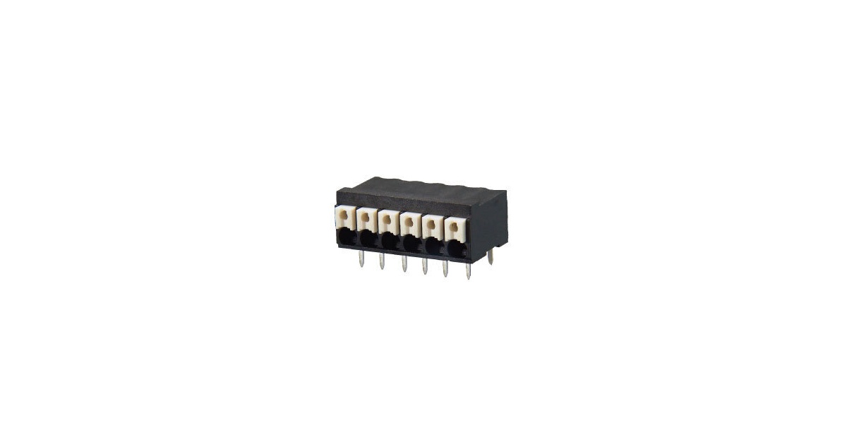 2 HOLE PCB Terminal Block Push Button Pitch 5mm