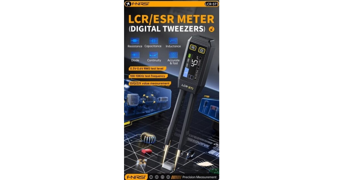 LCR-ST1 Mini Smart Tweezer LCR SMD ESR Tester