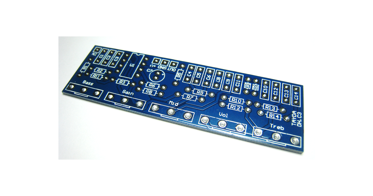 Guvnor DIY PCB Guitar Effect