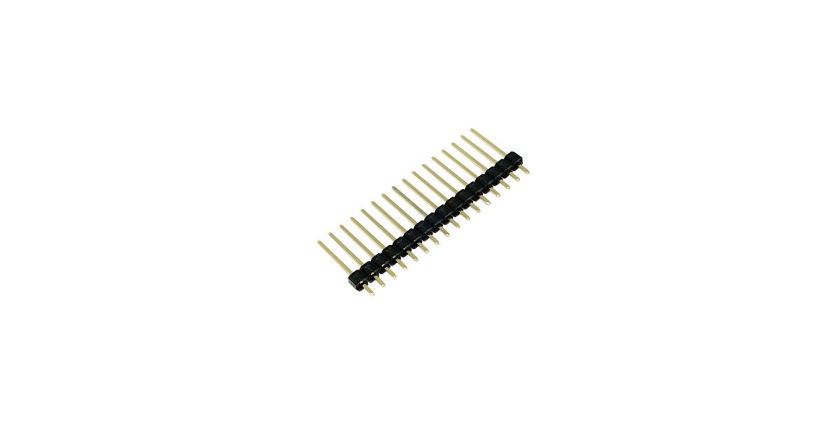 16 Pin 2.54mm Single Row Pin Header Strip