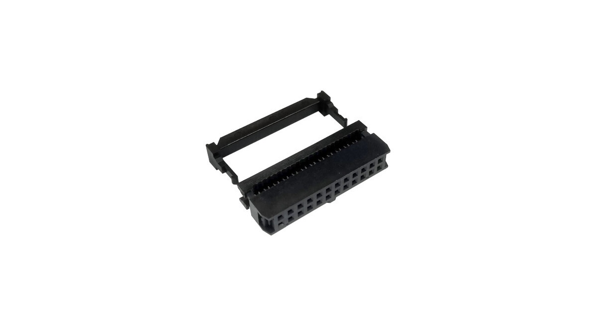 24 Pins IDC Socket Connector 2.54mm 2*12Pin