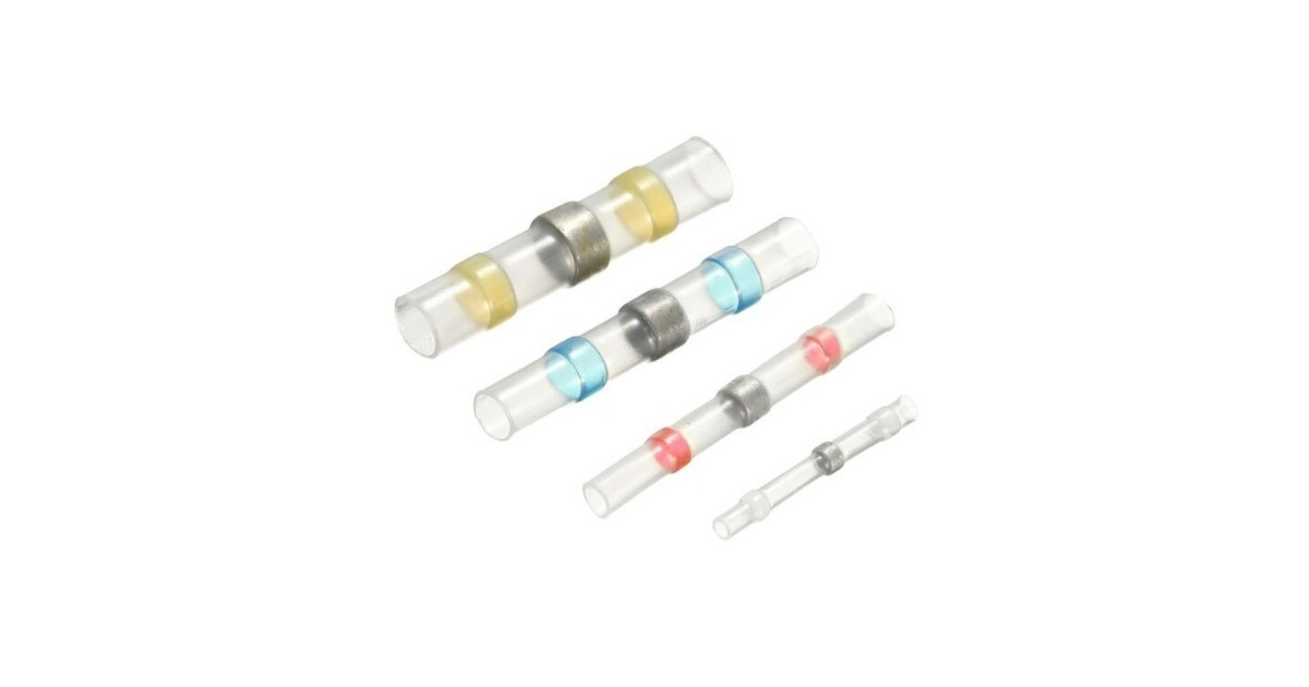 Blue Waterproof Heat Shrink Solder Wire Connectors AWG 16-14