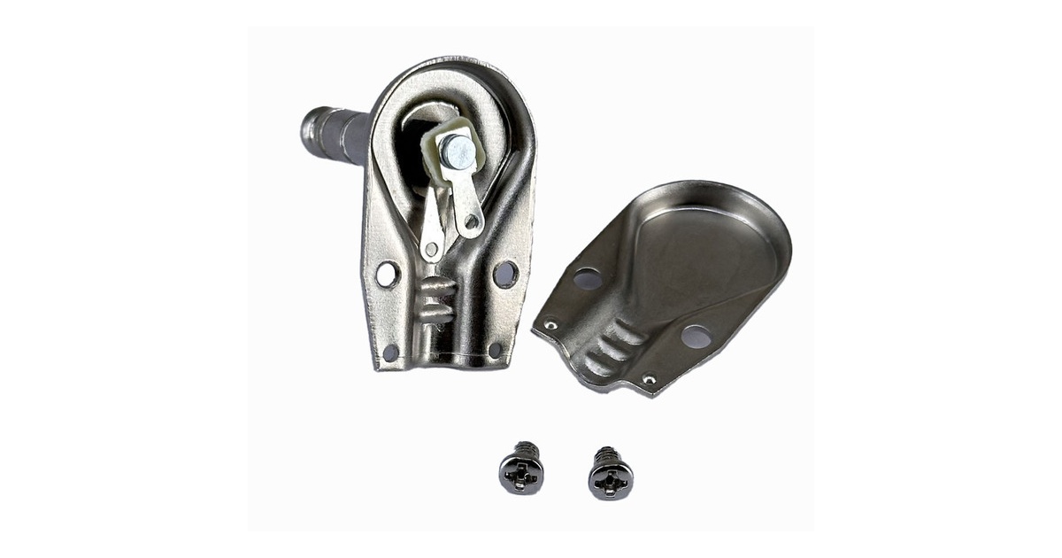 6.35mm 1/4" Stereo Right Angle Metal Plug