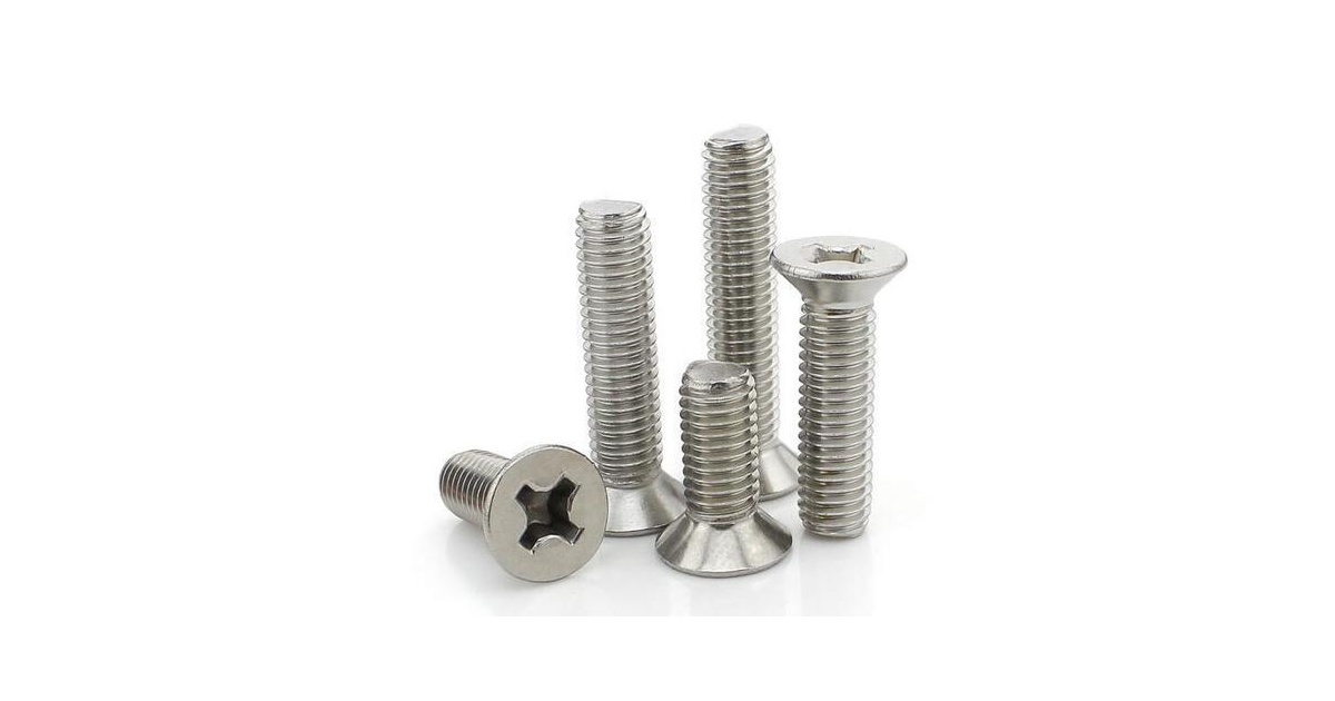 M2 Steel Flat Head Screw M2x10mm