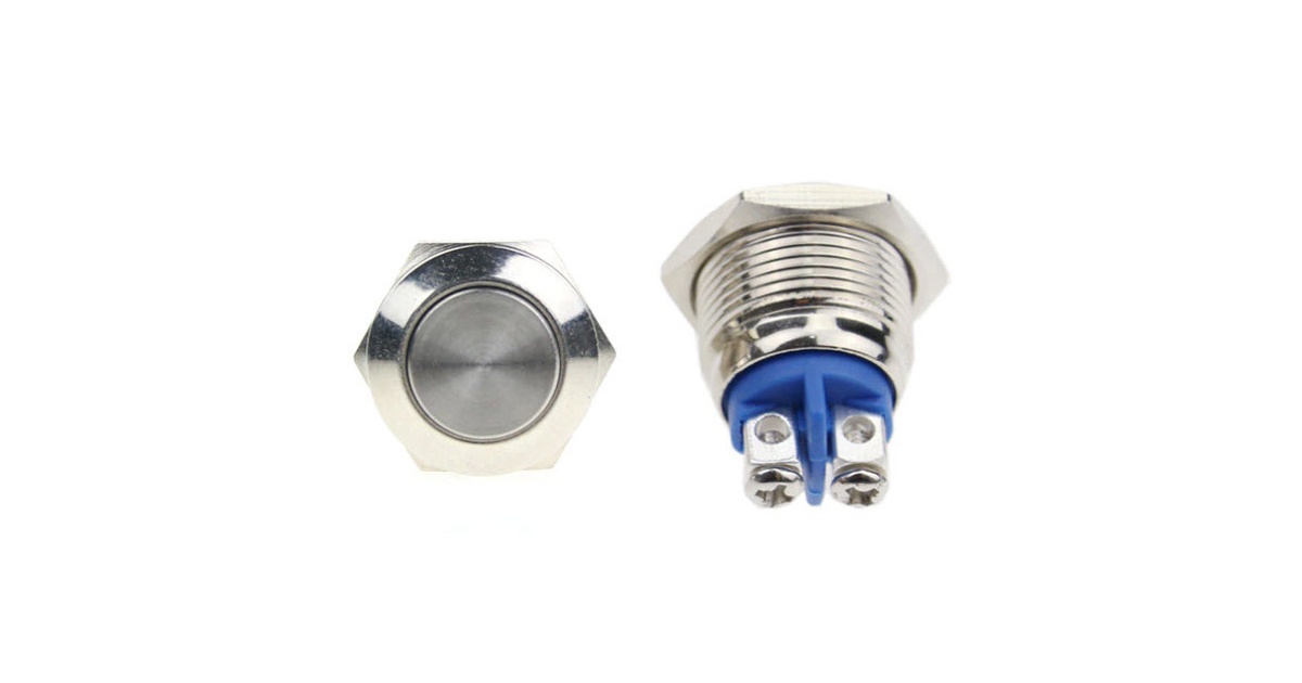 16mm Momentary Push Button Switch Screw Pin
