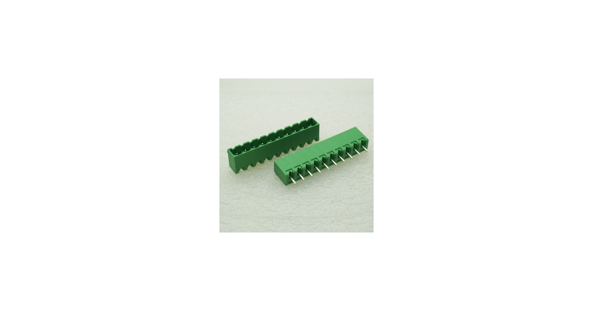 10 Pin Male Plug-In Type Terminal Block 5mm Side Close 5EHDVC