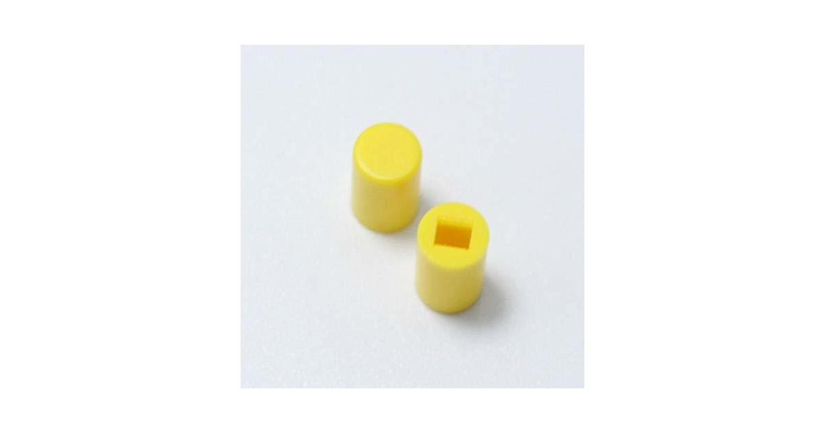 Push Button Switch Caps Yellow Color 6x5mm