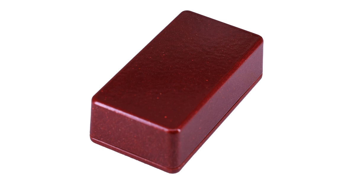 1590B Style Aluminum Diecast Enclosure METALLIC CANDY RED