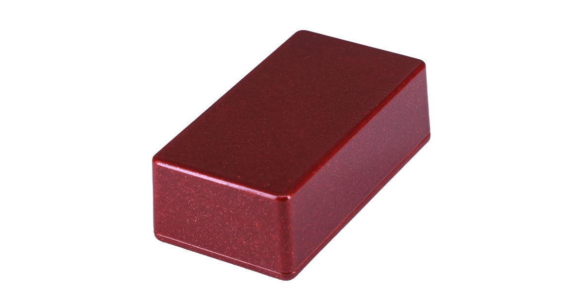125B Style Aluminum Diecast Enclosure METALLIC CANDY RED