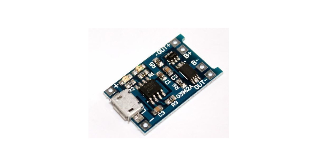 TP4056 Lithium Battery Charge Control Module DC 5V 1A with Protection