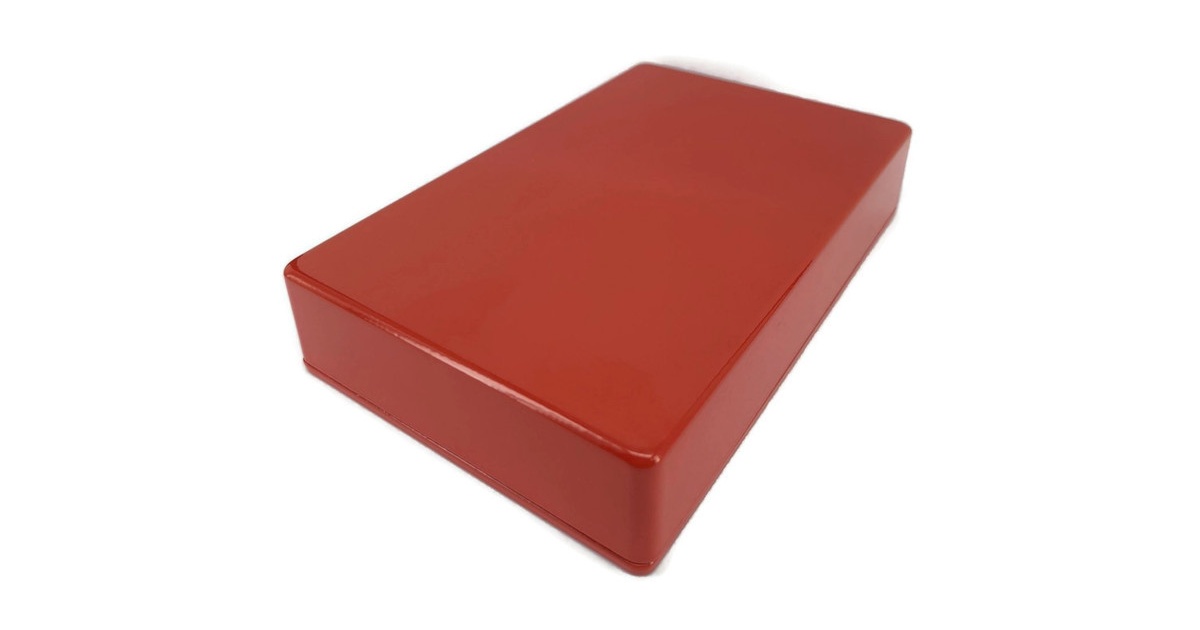 1590DD Style Aluminum Diecast Enclosure RED
