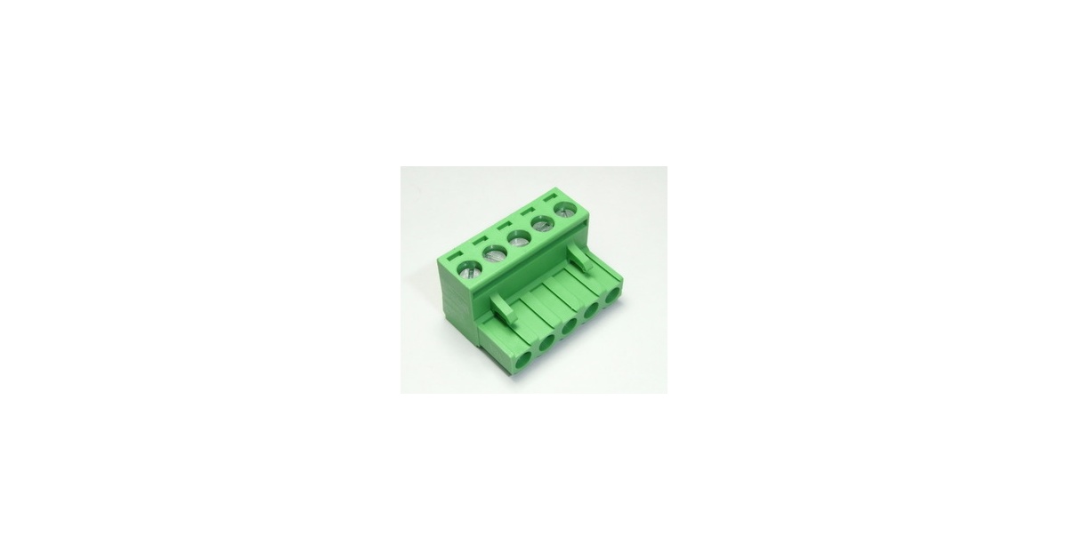 2 Pin Female Plug-In Type Vertical Terminal Block 5.08mm 5ESDV