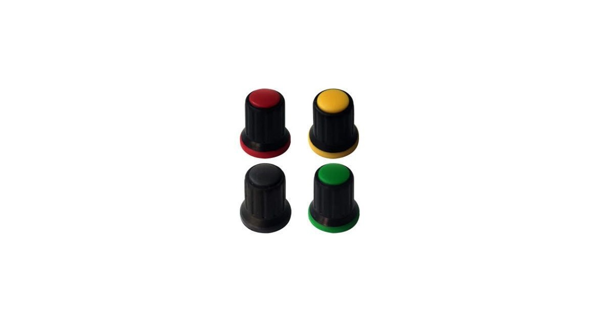 Green Rotary Encoder Knob D Shaft 6x4.5mm