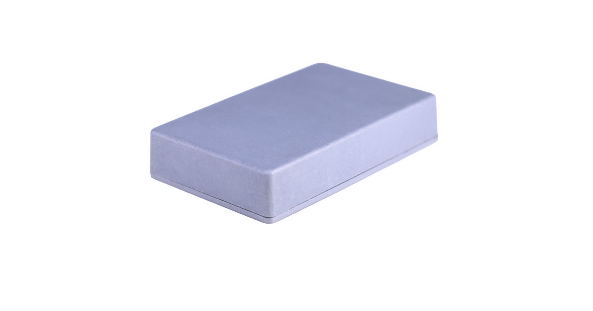 1590DD Style Aluminum Diecast Enclosure Matte Clear