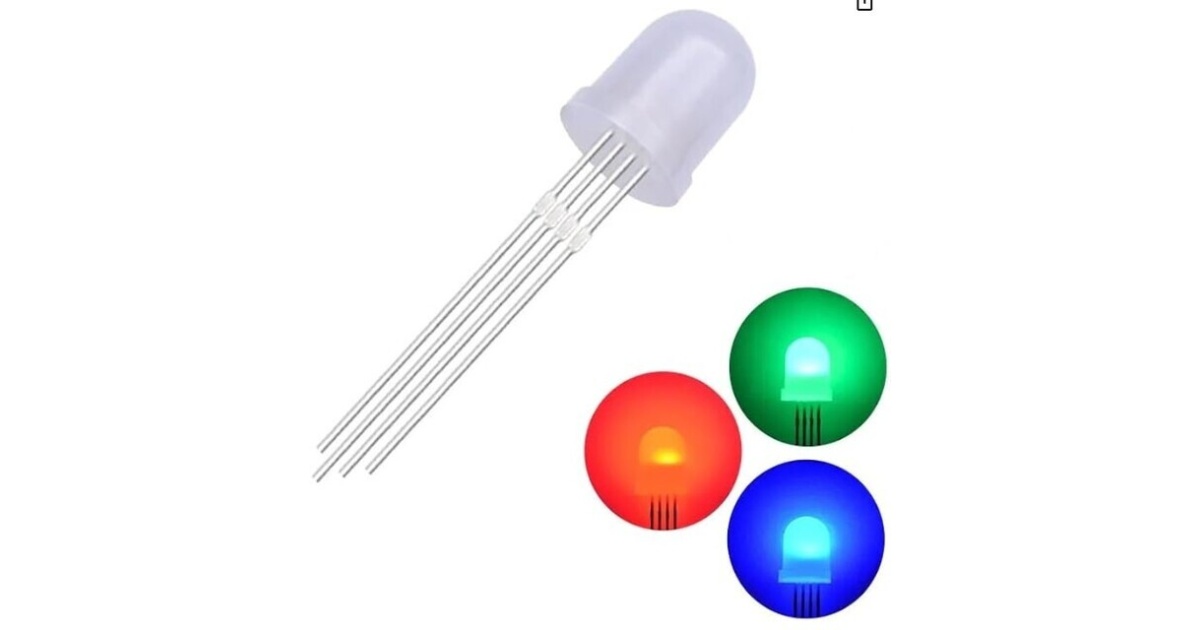 LED 10mm RGB LED Diffused Lens Common anode
