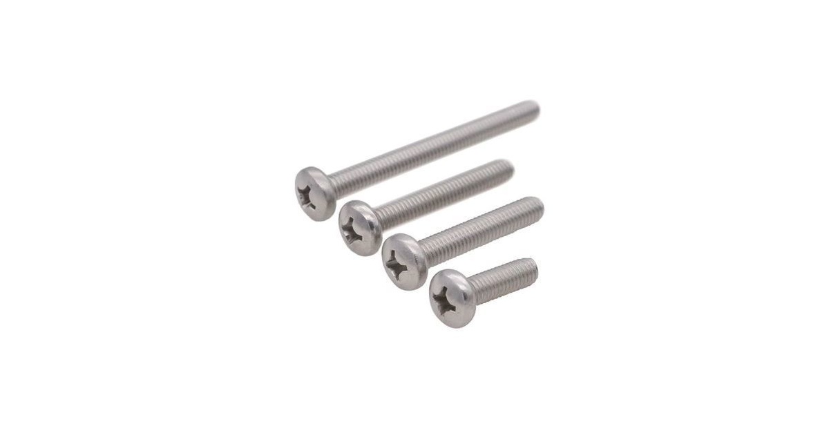 M3 Stainless Steel Screw Cross Round Head M3x25mm