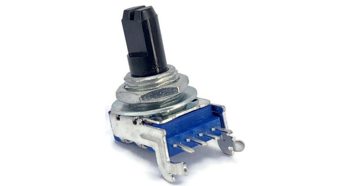 TAYDA 5K OHM Linear Taper Potentiometer D Shaft PCB 11mm