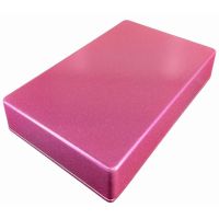 1590DD Style Aluminum Diecast Enclosure METALLIC CANDY PINK
