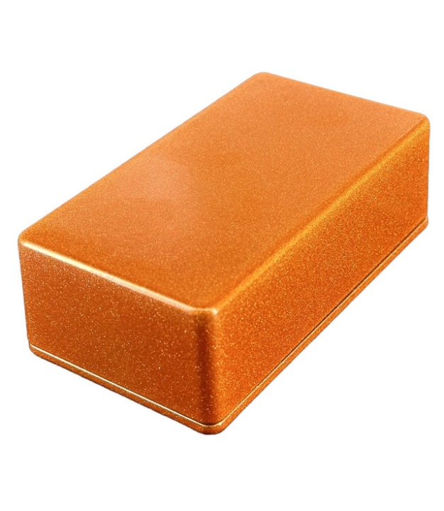 125B Style Aluminum Diecast Enclosure METALLIC CANDY ORANGE