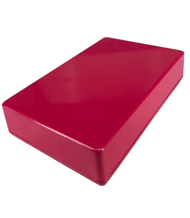 1590DD Style Aluminum Diecast Enclosure VIVA MAGENTA