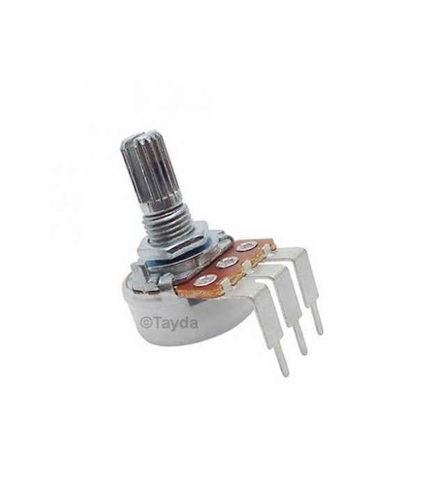 20K OHM W-Taper W20K Tone Control Potentiometer with Center Detent PCB ...