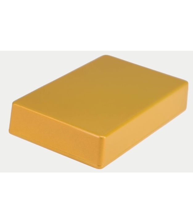 1590DD Style Aluminum Diecast Enclosure METALLIC CANDY GOLD