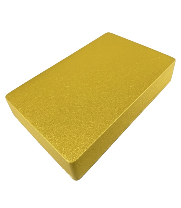 1590DD Style Aluminum Diecast Enclosure Metallic Golden water texture