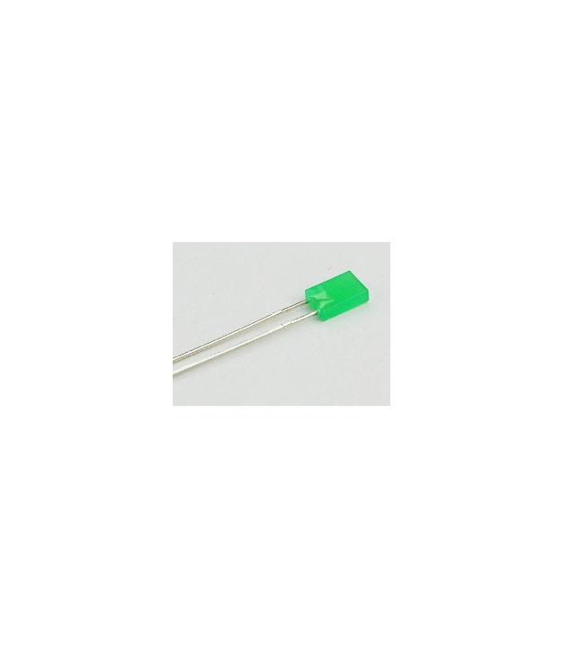 LED Rectangular Green 2x5mm