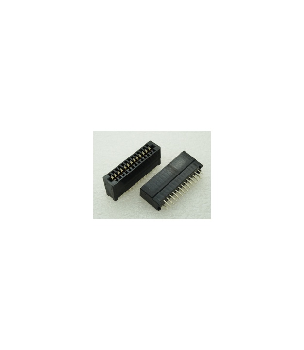 Edge Card Connector 26 Pins 2.54mm Dip Solder Type Without Ears