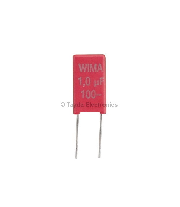 1uF 100V 5% Polyester Film Box Type Capacitor WIMA MKS2
