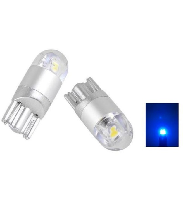 T10 5W LED BLUE Color 3030 SMD 12V