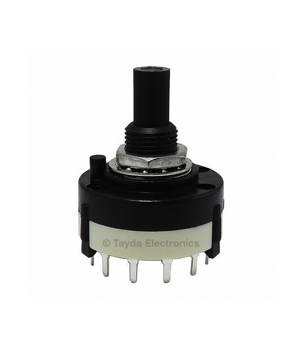 Rotary Switch 2 Pole 6 Position ALPHA SR2612F