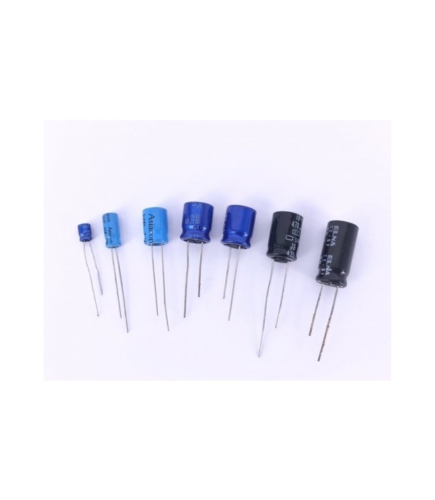 4.7uF 50V 85C Non-polarized Bipolar Electrolytic Capacitor 6x12mm
