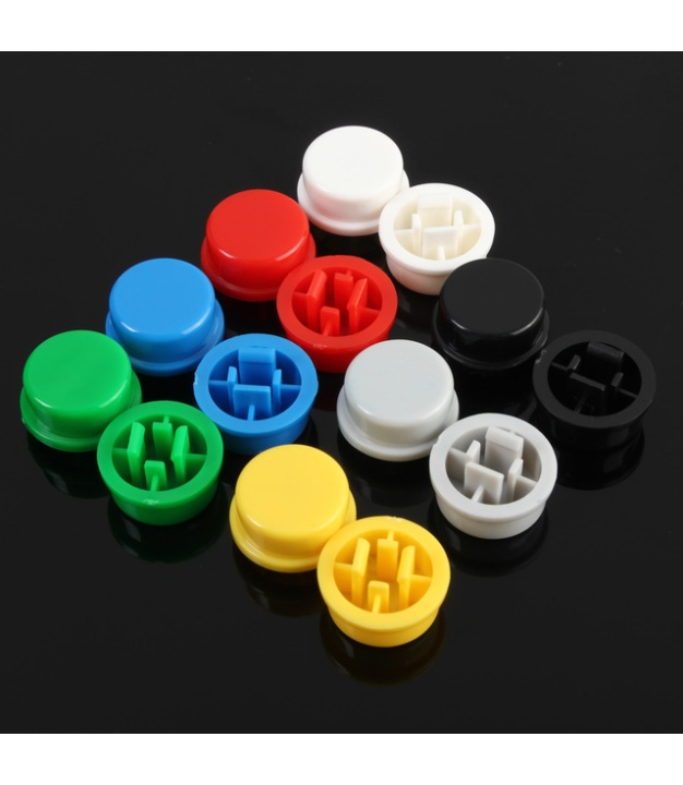 Round Tactile Push Button Cap Red Color