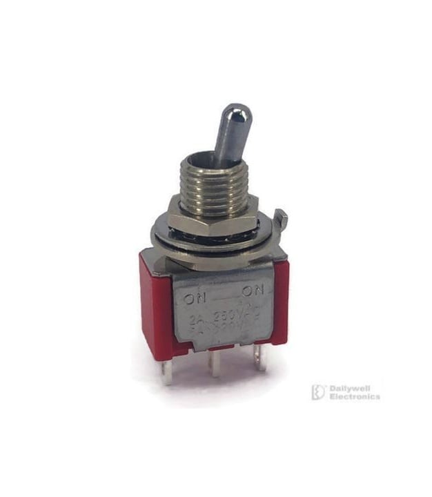Mini Toggle Switch 1M Series SPDT On-On Short Lever