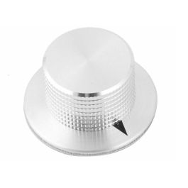 Silver Aluminum Knob 37mm with Delta Mark