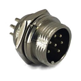 7 Pins Male circular connector 16mm GX16