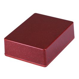 1590BB2 Style Aluminum Diecast Enclosure METALLIC CANDY RED