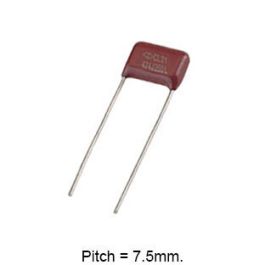 0.1uF 100nF 250V 10% Polyester Film Box Type Capacitor