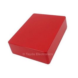 1590BB2 Style Aluminum Diecast Enclosure RED
