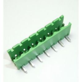 7 Pin Male Plug-In Type Vertical Terminal Block 5mm Side Open 5EHDRC